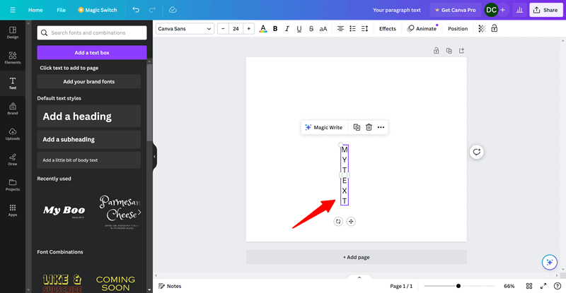 How to Create Vertical Text in Canva: A 2024 Guide - Thrive Conversion
