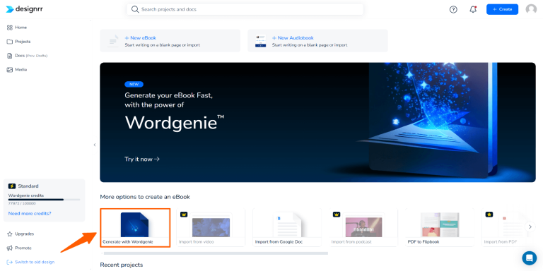 How to Create an Ebook Using Wordgenie from Designrr Within 10 Minutes ...